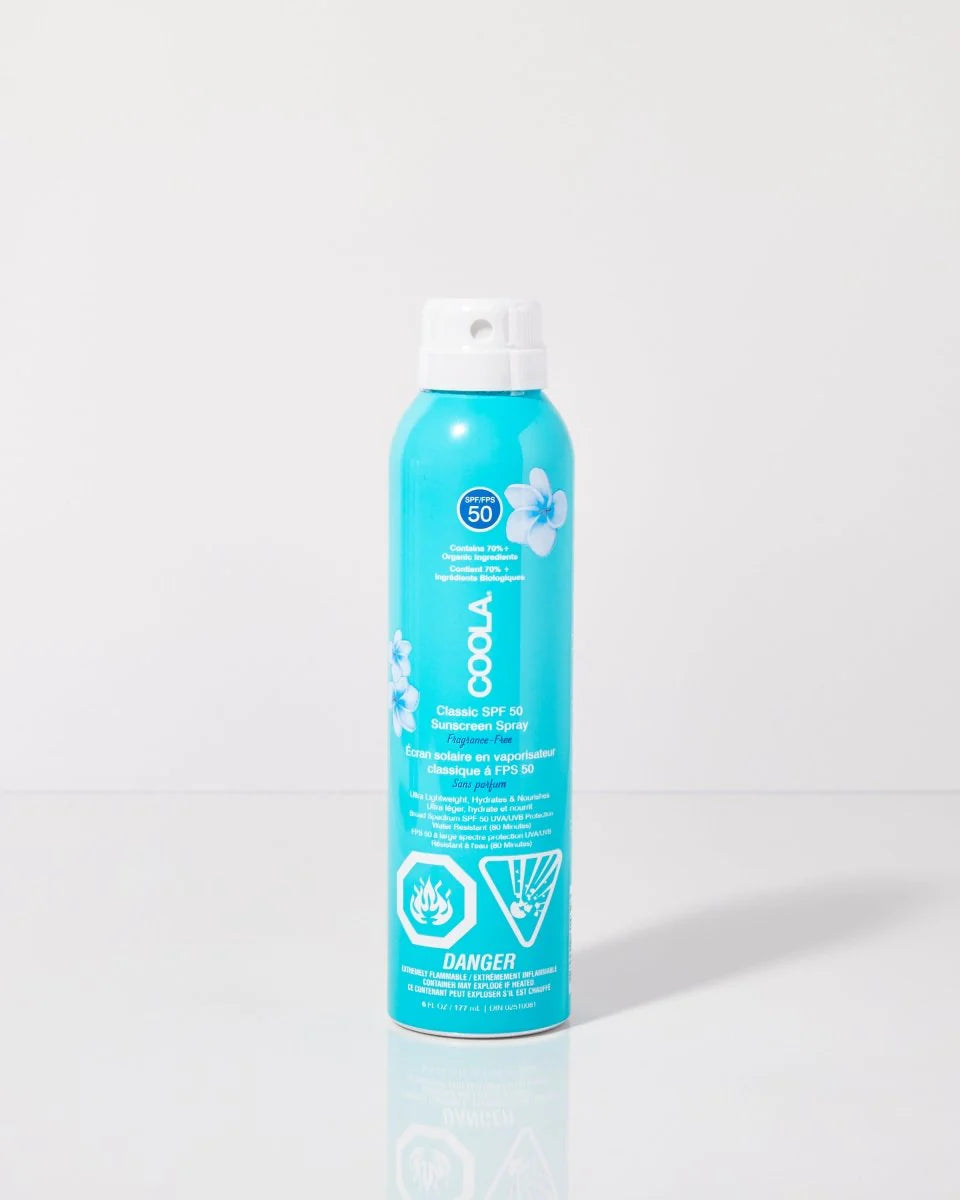 Coola SPF50 Classic Body Sunscreen Spray 177ml - Fragrance Free ...